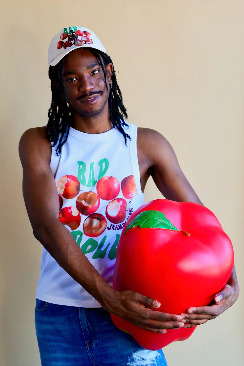 Giant Red Apple Stool | Third Drawer Down USA