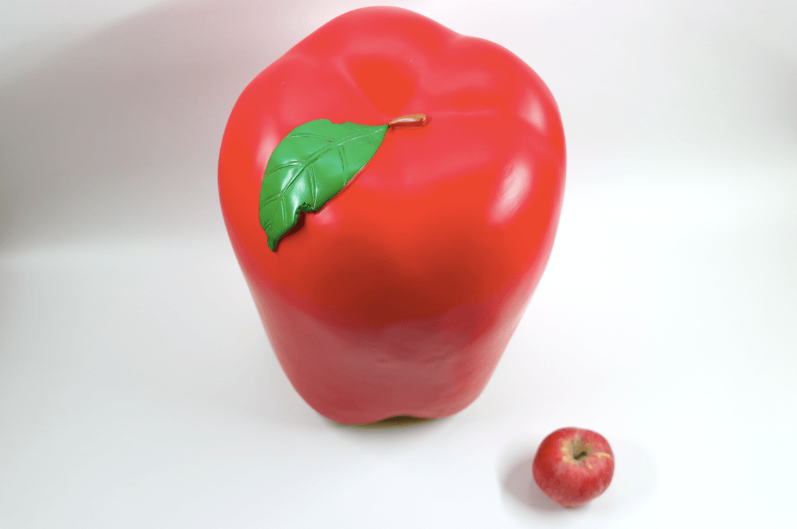 Giant Red Apple Stool | Third Drawer Down USA | Third Drawer Down USA